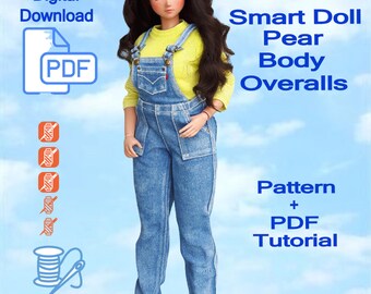 Smart Doll Overalls Pattern – Digital Sewing Pattern - Etsy