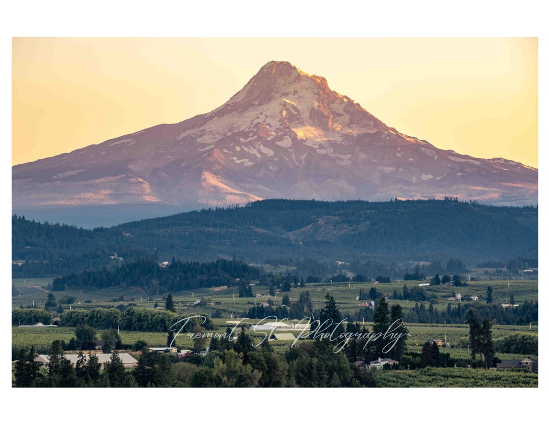 Mount Hood Photography, Scenic Mountain Wall Decor, Landscape Print ...