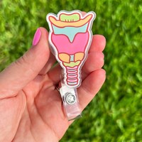 Hei Hei Moana Retractable ID Badge Reel - Nurse, Teacher, Office - Etsy