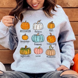 Big Nine Fall Speech Scope of Practice Sweatshirt | SLP Shirt | Speech ...
