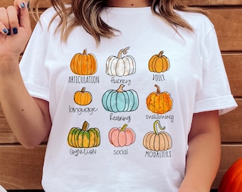 Big Nine Fall Speech Scope of Practice T-shirt SLP Shirt - Etsy