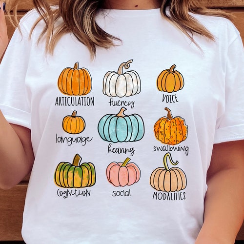 Big Nine Fall Speech Scope of Practice T-shirt SLP Shirt - Etsy