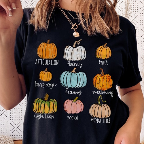 Big Nine Fall Speech Scope of Practice T-shirt SLP Shirt - Etsy