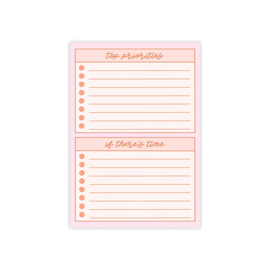 To-do List Post-it® Note Pad 4 X 6 | Daily List Organization Sticky ...