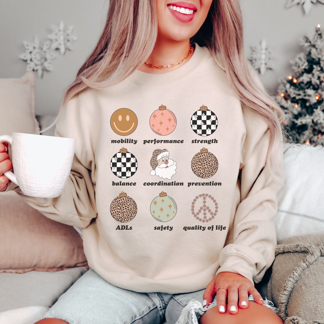 Retro Holiday PT Scope of Practice Crewneck Sweatshirt | Physical ...