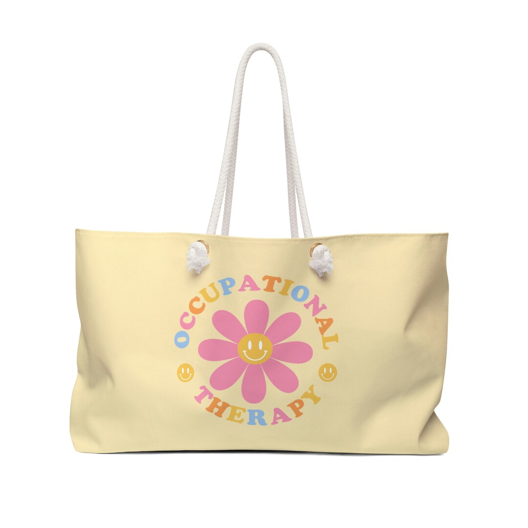 OT Daisy Oversized Therapy Tote | Therapy Tote Bag | Therapy Essentials ...
