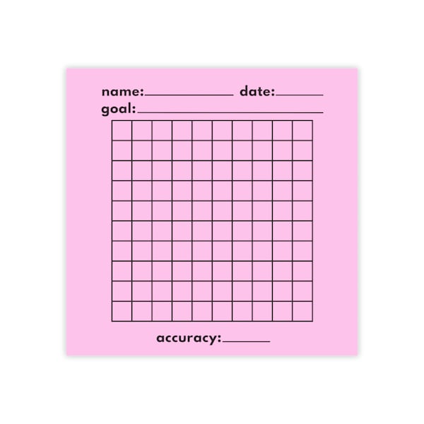 Slp Data Collection Sheet - Etsy