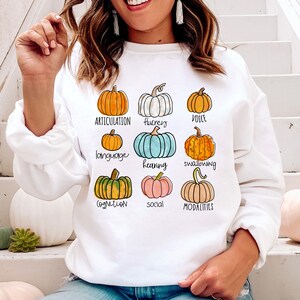 Big Nine Fall Speech Scope of Practice Sweatshirt | SLP Shirt | Speech ...