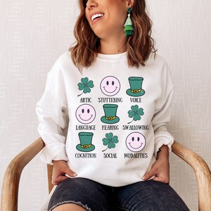 St Patrick's Speech Scope Crewneck Sweatshirt SLP Shirt Speech St ...