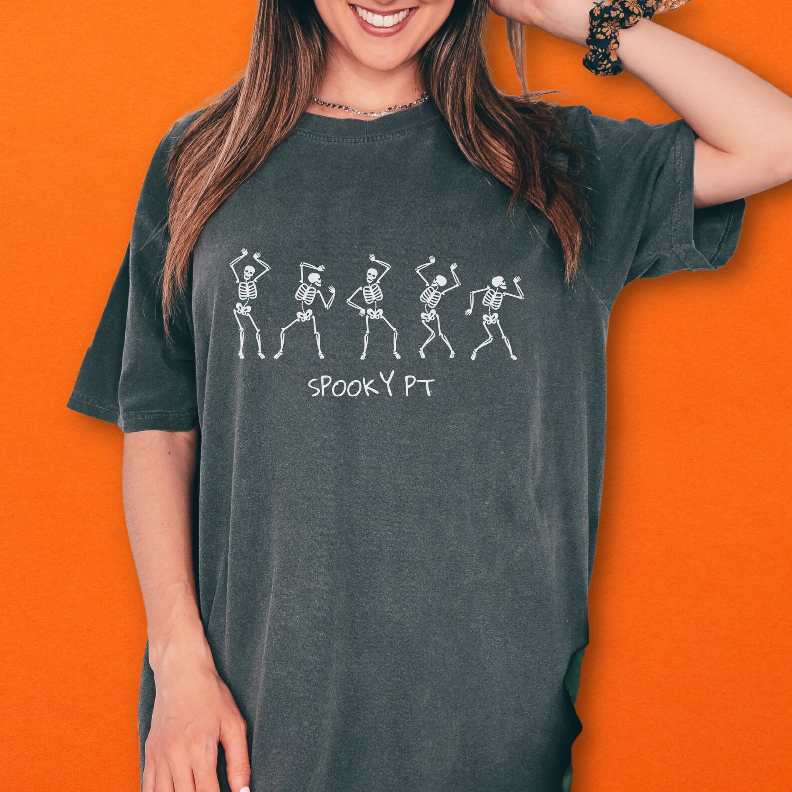 Spooky PT Skeletons Comfort Colors T-shirt PT Shirt - Etsy