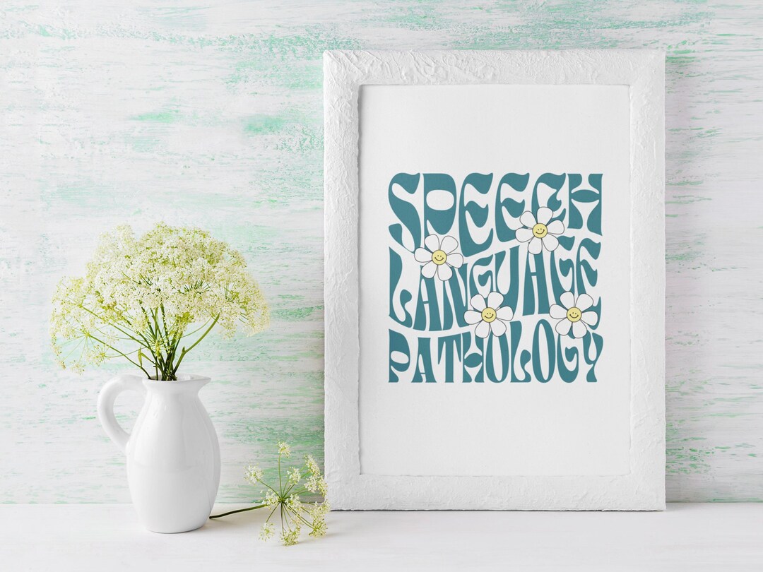 Speech Groovy Daisy Digital Print | Speech Room Poster | Speech Room ...