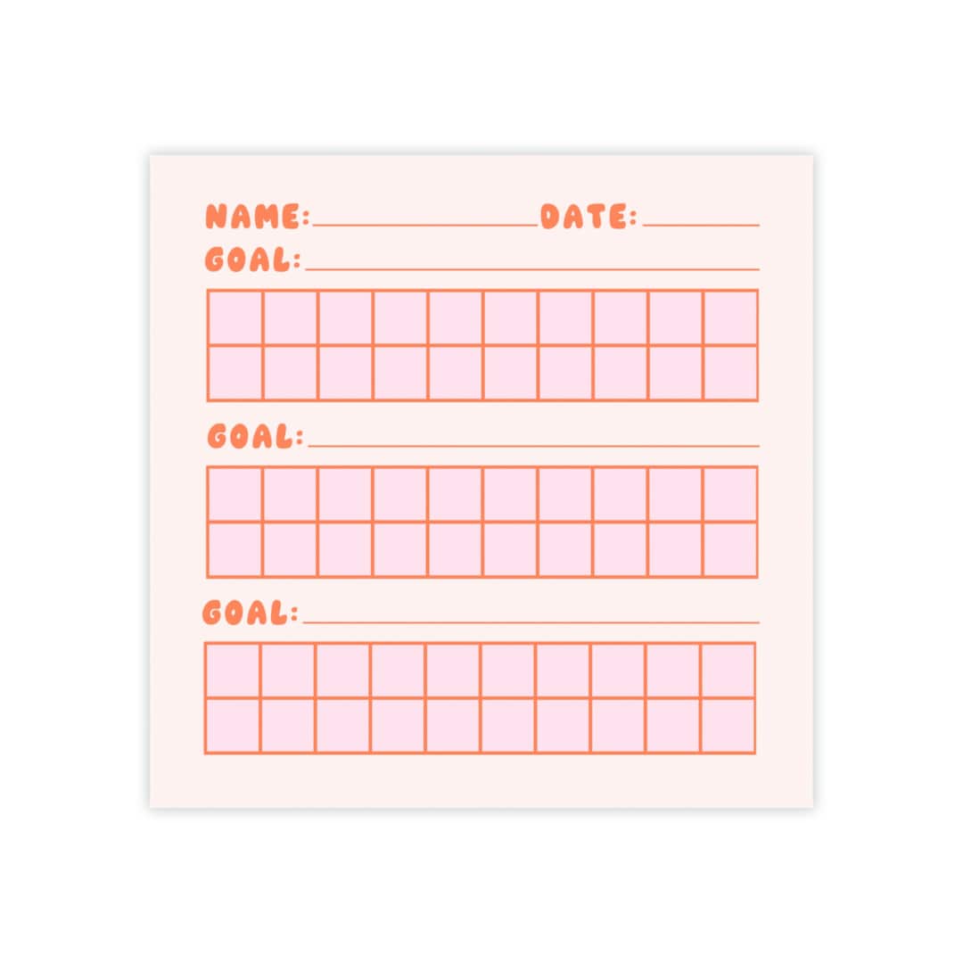 Multiple Goals Data Post-it® Note Pads | SLP Data Speech Therapy Data ...