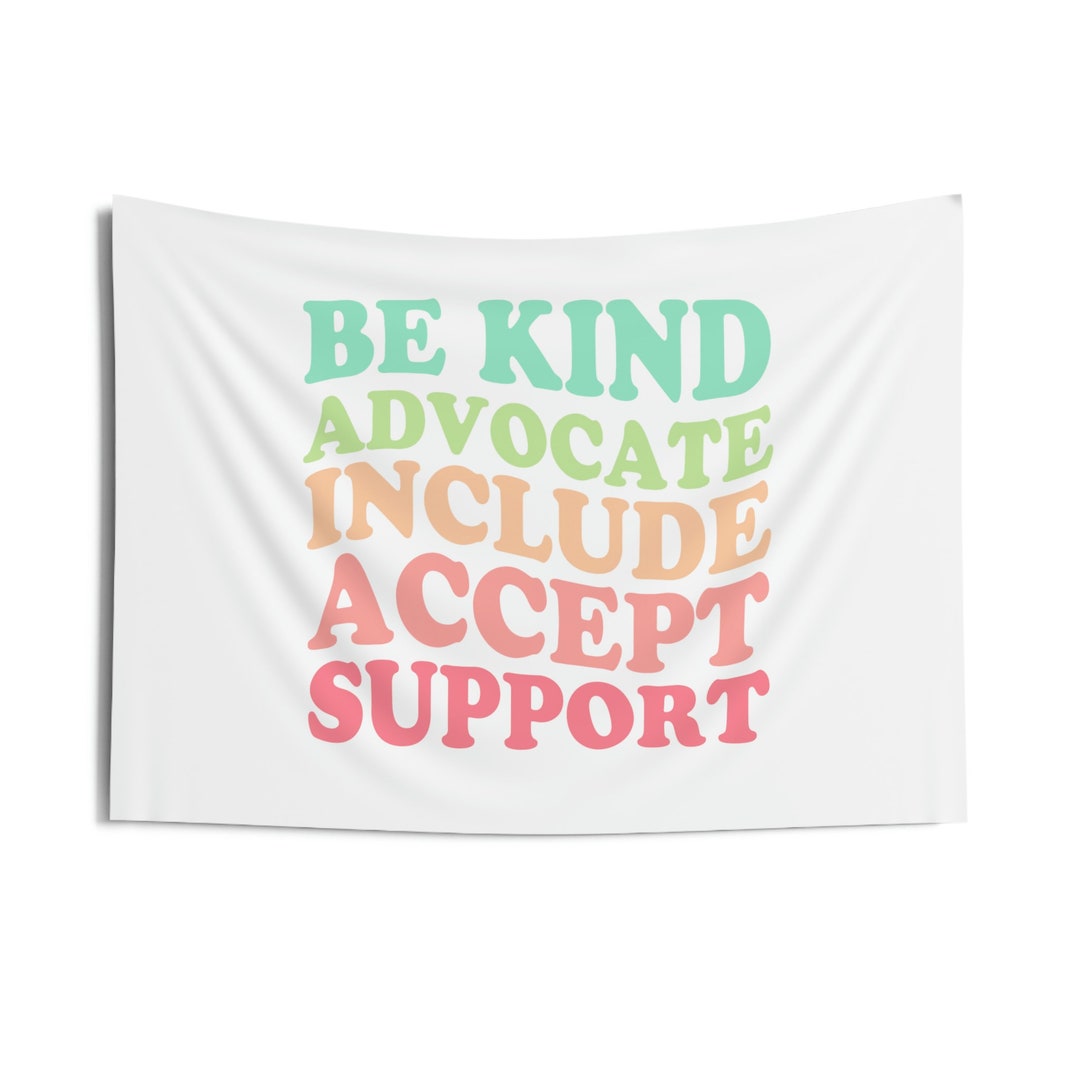 Inclusion Wall Tapestry | Therapy Classroom Tapestry | Classroom ...