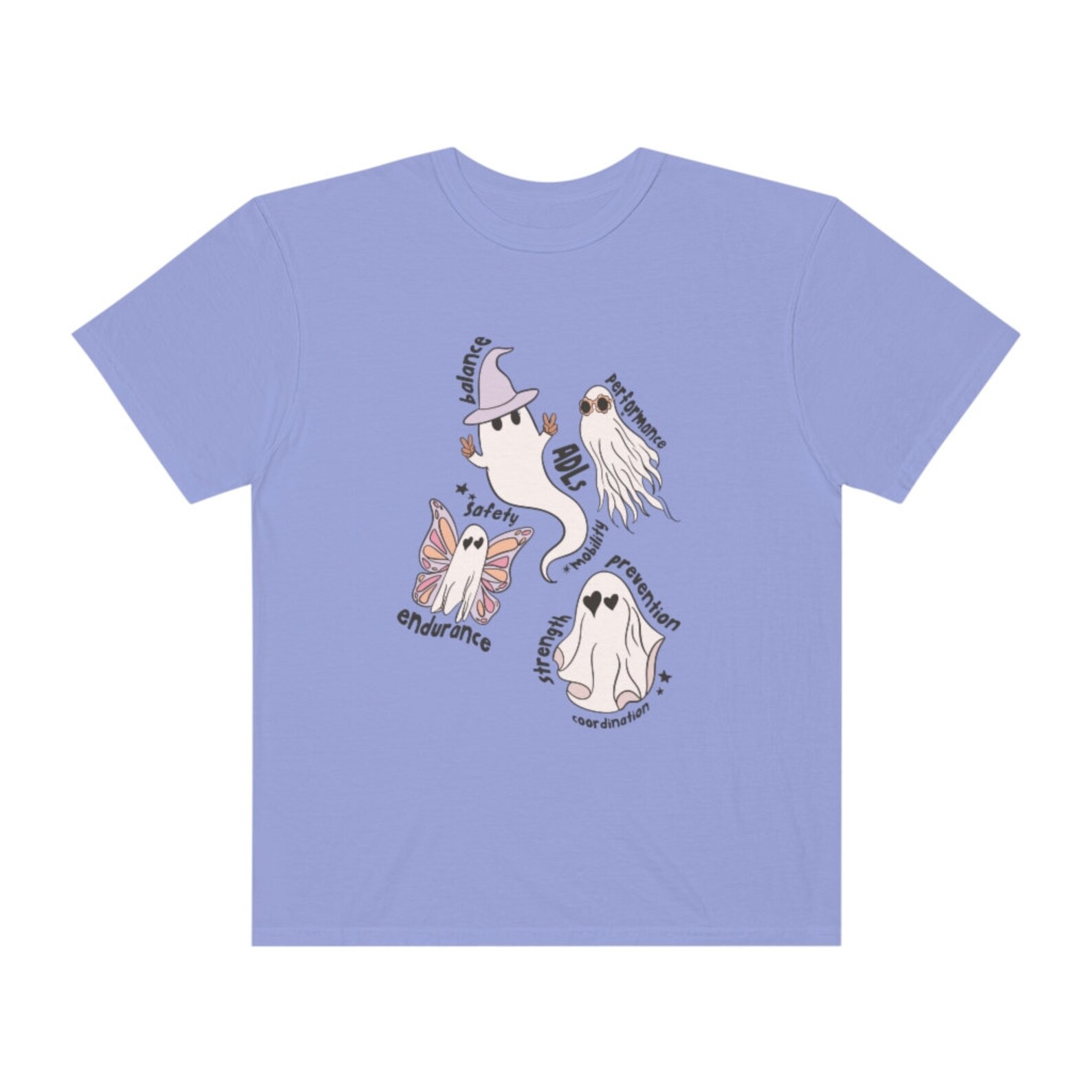Ghost Friends PT Scope Comfort Colors T-shirt | PT Shirt | Halloween ...