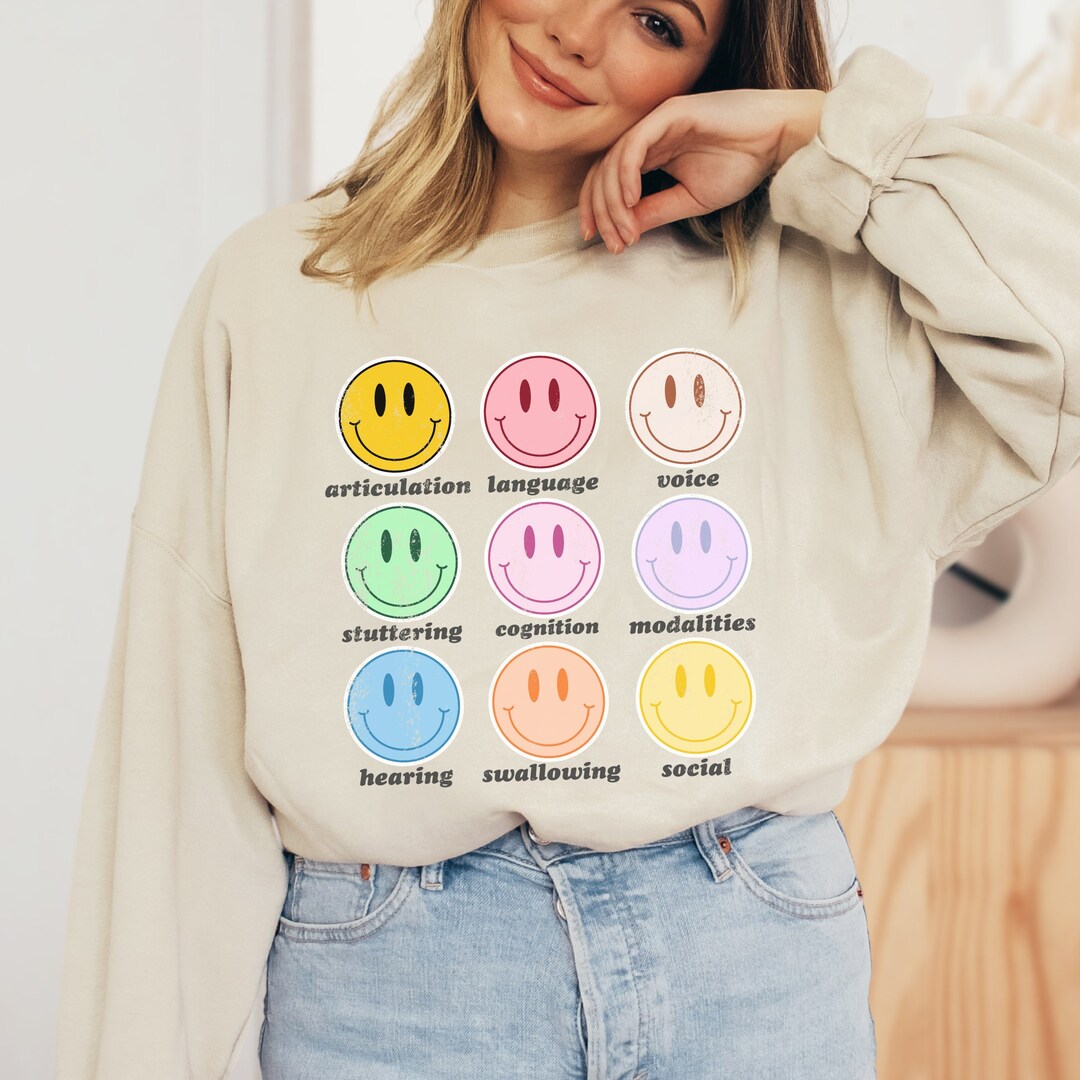 Retro Speech Scope Crewneck Sweatshirt - Etsy