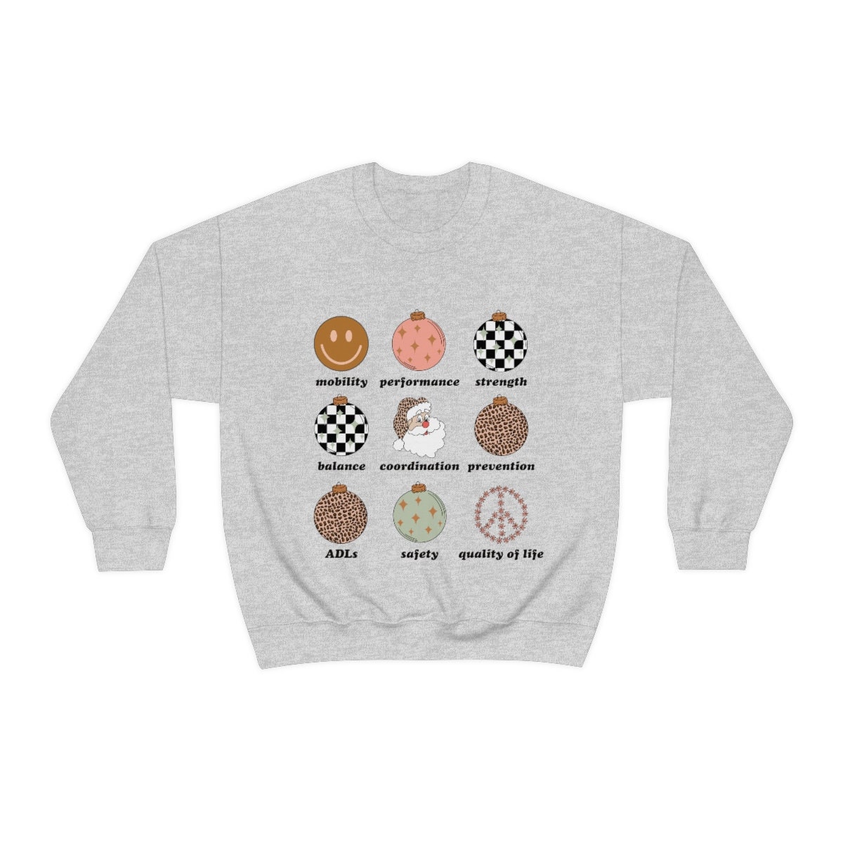 Retro Holiday PT Scope of Practice Crewneck Sweatshirt | Physical ...