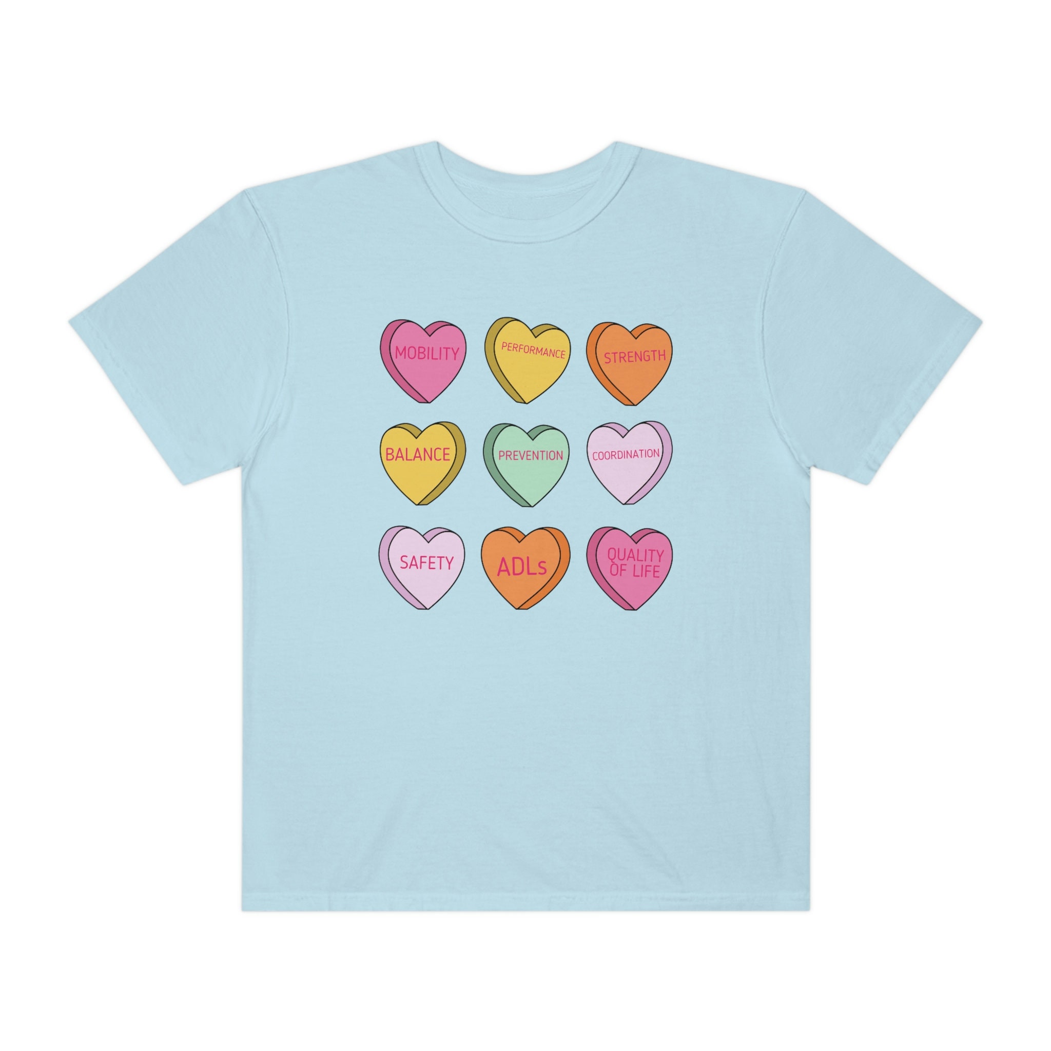 PT Scope Candy Hearts T-Shirt | Physical Therapy Shirt sold by Kandy ...