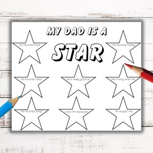 Fathers Day Gift From Kids, Dad Coloring Page Printable, All About Dad ...