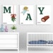 A-Z Printable Christmas Alphabet Letters, A-Z Christmas Word Cards ...