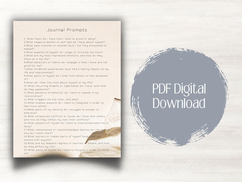 165 Shadow Work Writing Prompts - Journal Prompts for Inner Exploration ...