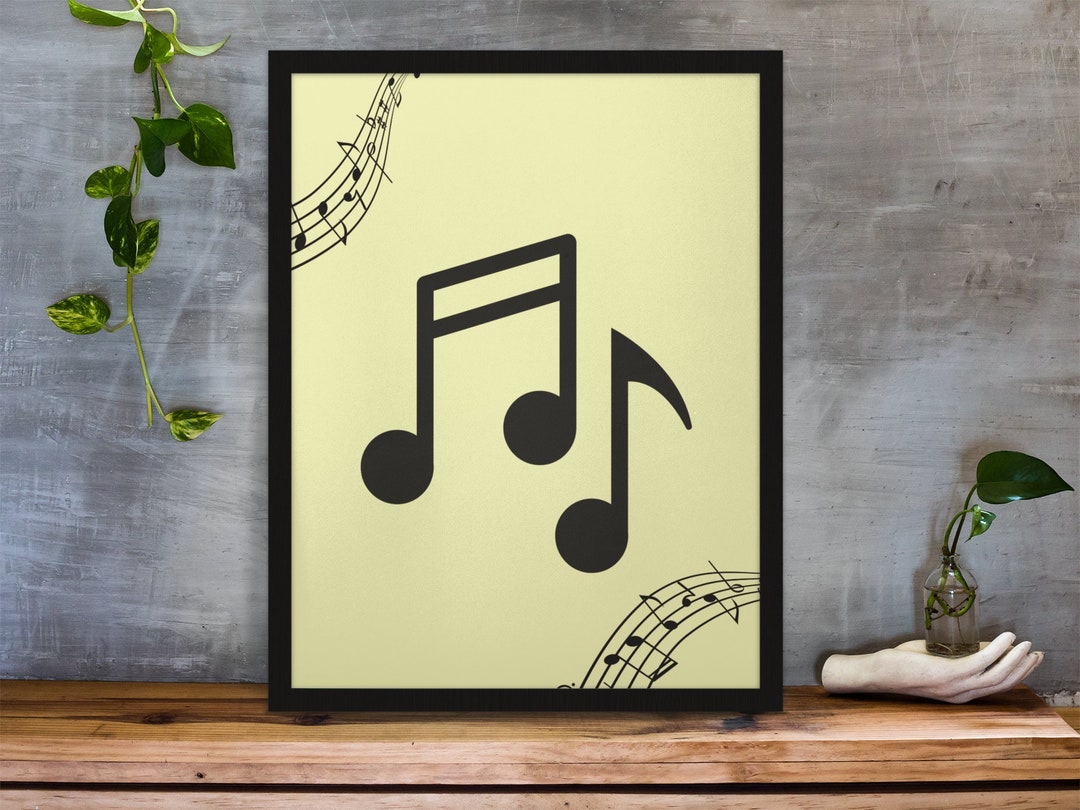 Musical Notes Wall Art, Music Nursery Decor, Music Art for Baby, Kids ...