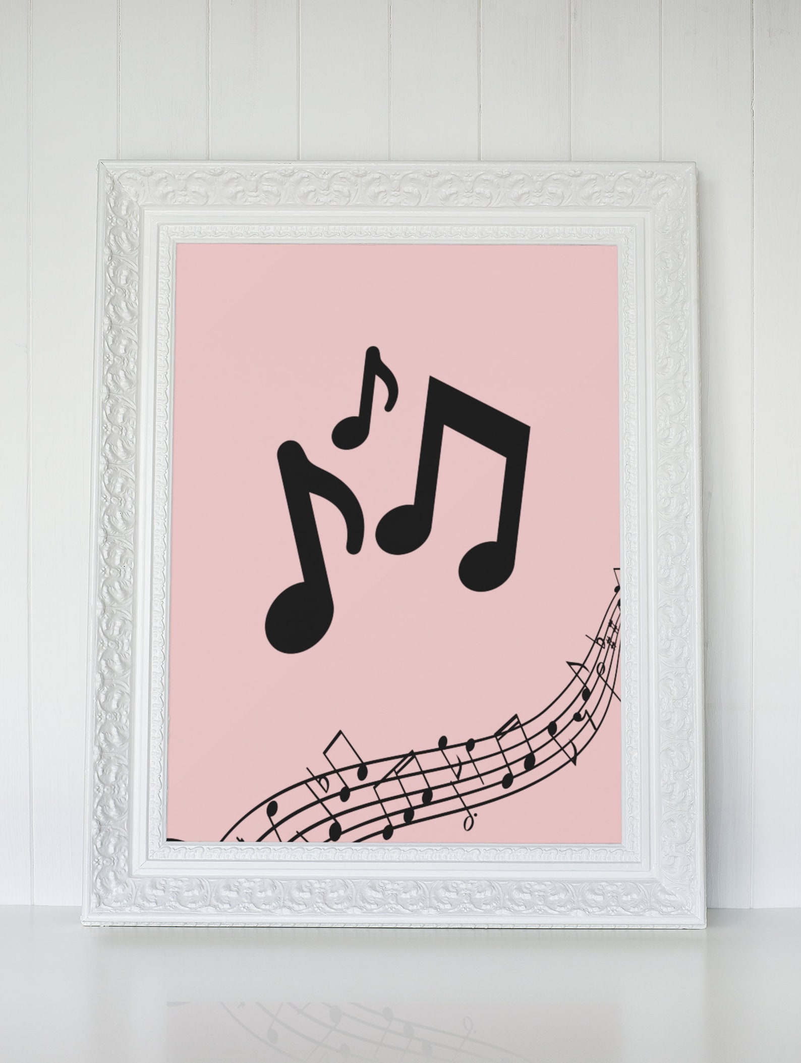 Musical Notes Wall Art, Music Nursery Decor, Music Art for Baby, Kids ...
