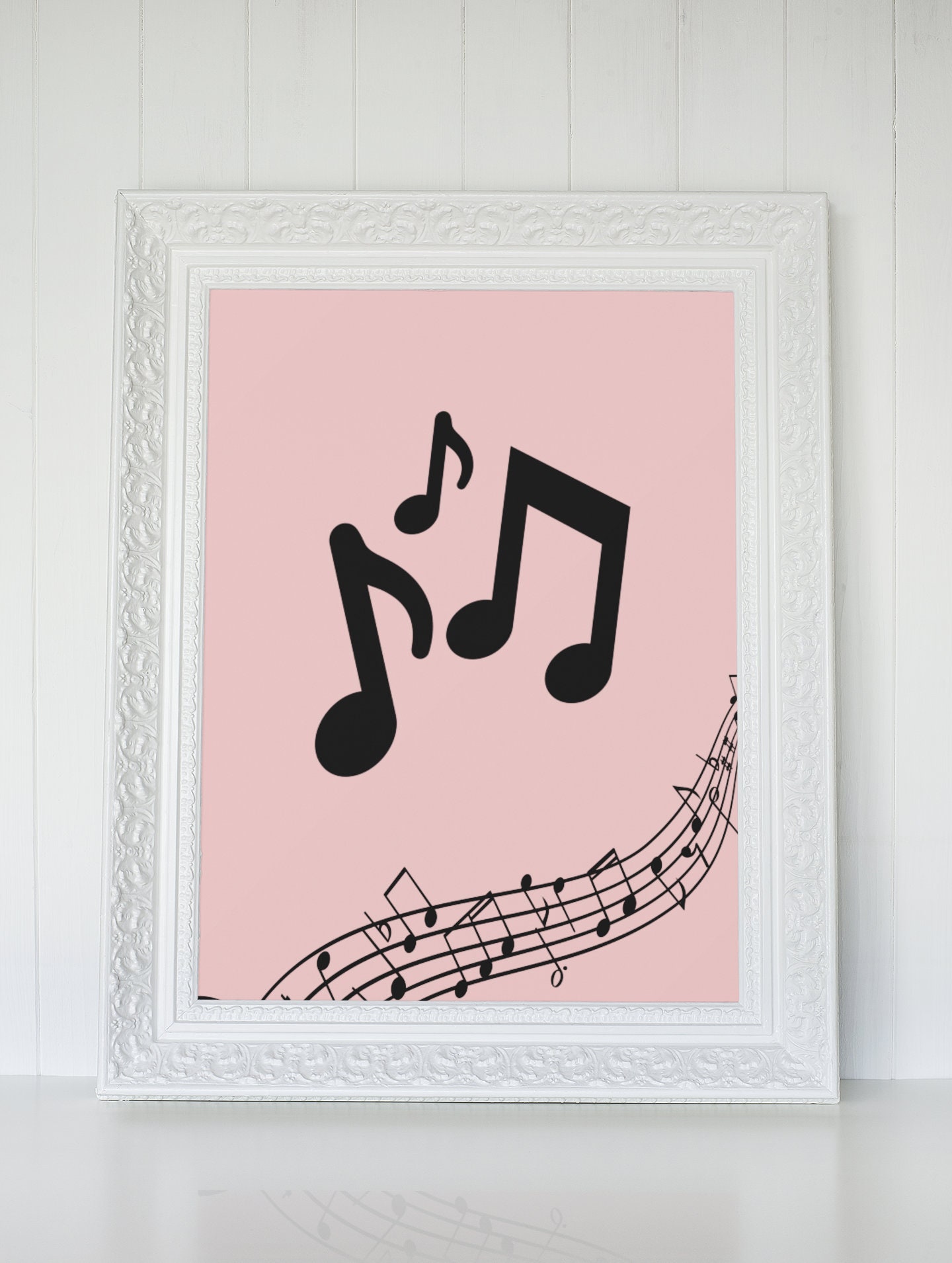 Musical Notes Wall Art, Music Nursery Decor, Music Art for Baby, Kids ...