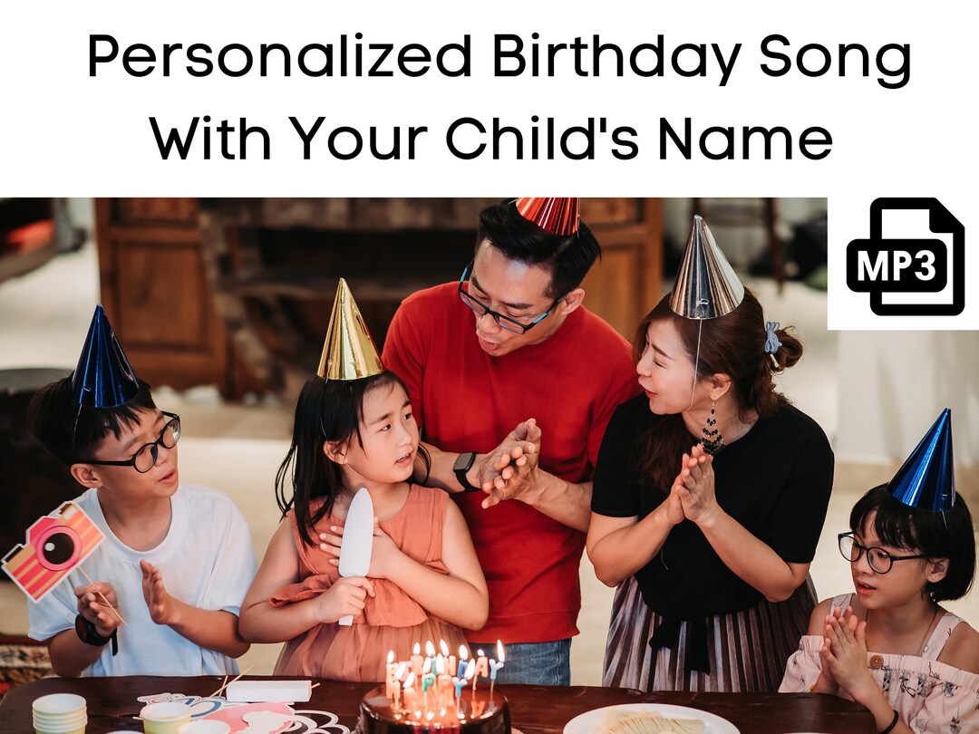 Personalized Birthday Song Audio File, Personalized Lullaby for Baby ...