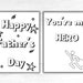 Fathers Day Gift From Kids, Dad Coloring Page Printable, Instant ...