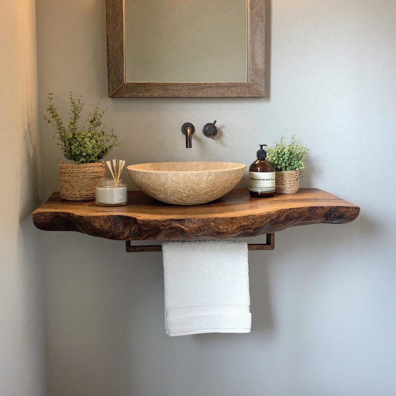 Live Edge Vanity - Etsy