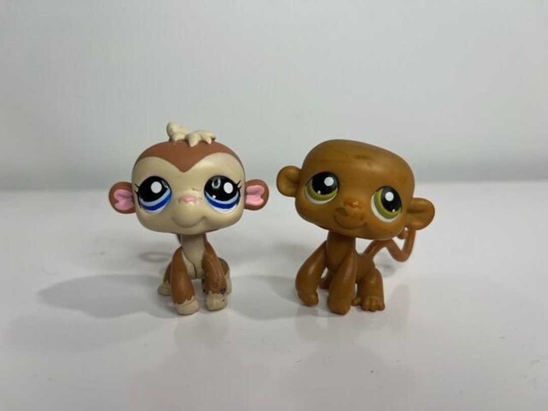 Littlest Pet Shop Monkey 2pc #267 & #1450 - Etsy