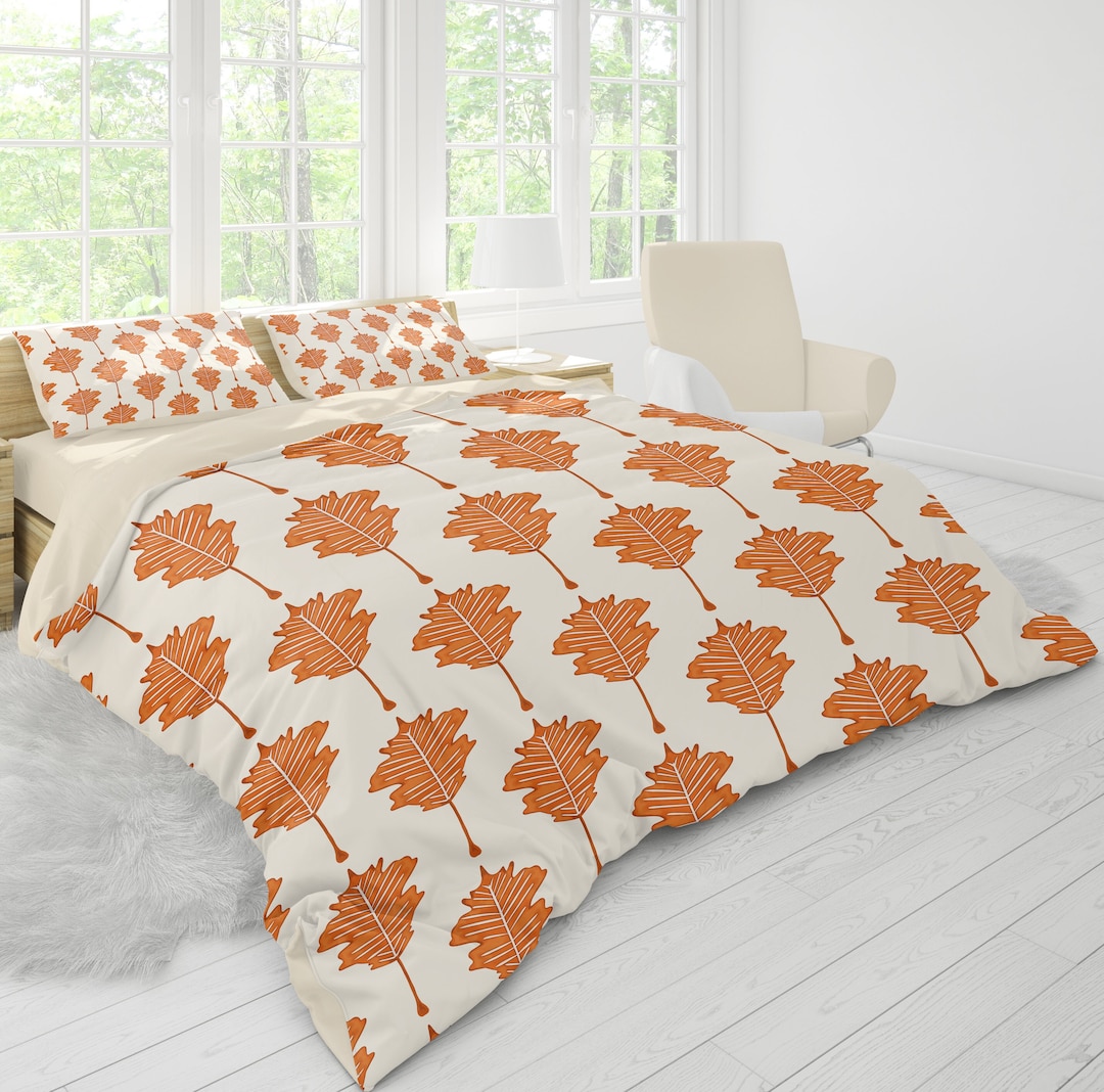 Fall Leaves Duvet Cover and Comforter Fall Duvet Cover - Etsy