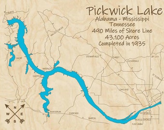 Pickwick Lake | Etsy