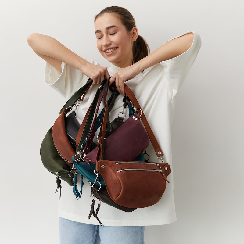 Leather Belt Bags - Etsy