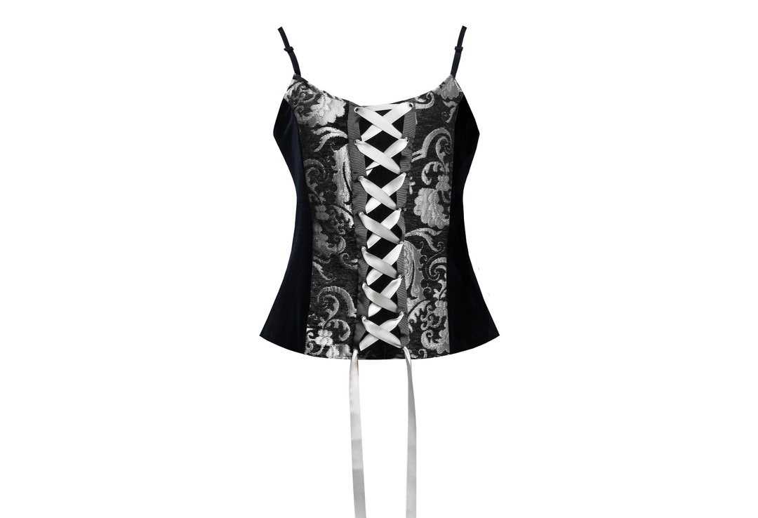 Victorian Camisole Gothic Renaissance Medieval Lolita Tank Cami Stage ...