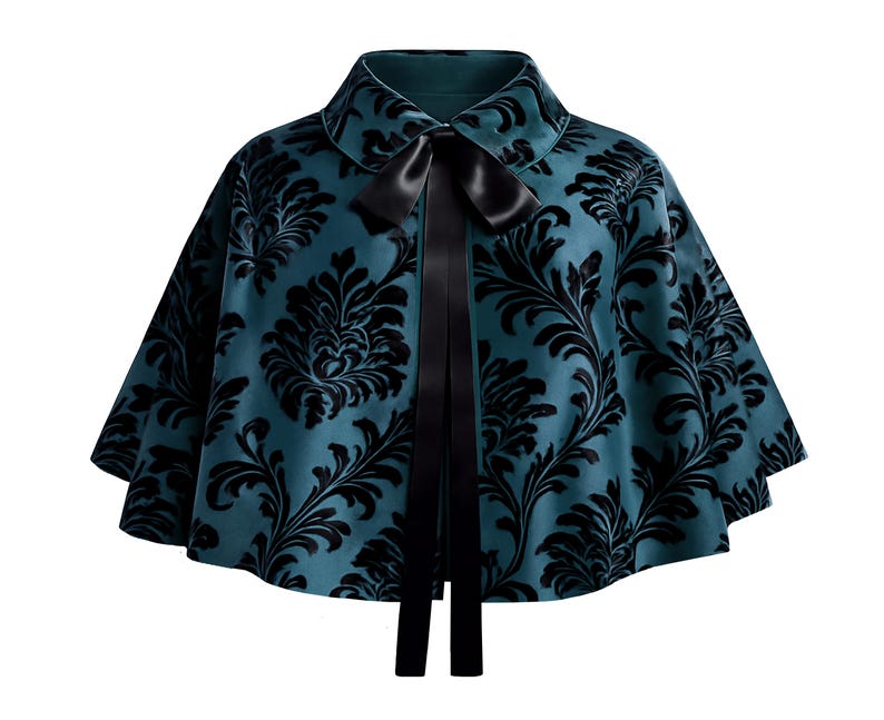 Victorian Cape Gothic Cloak Renaissance Medieval History Theater Stage ...