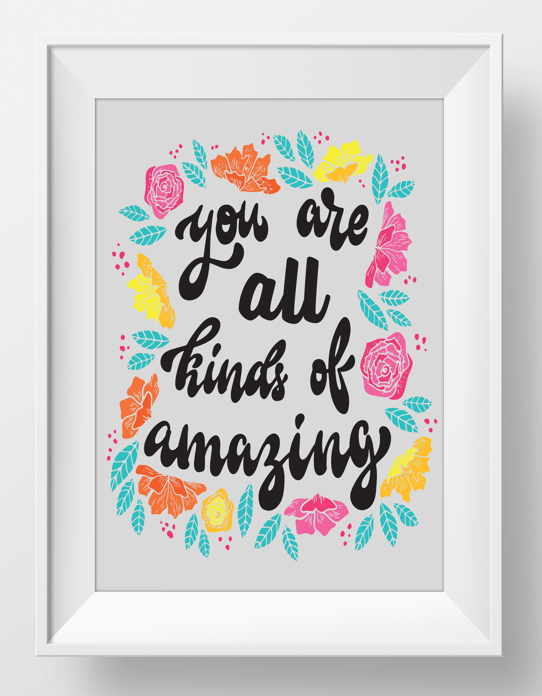 You are all kinds of Amazing Print - Etsy.de