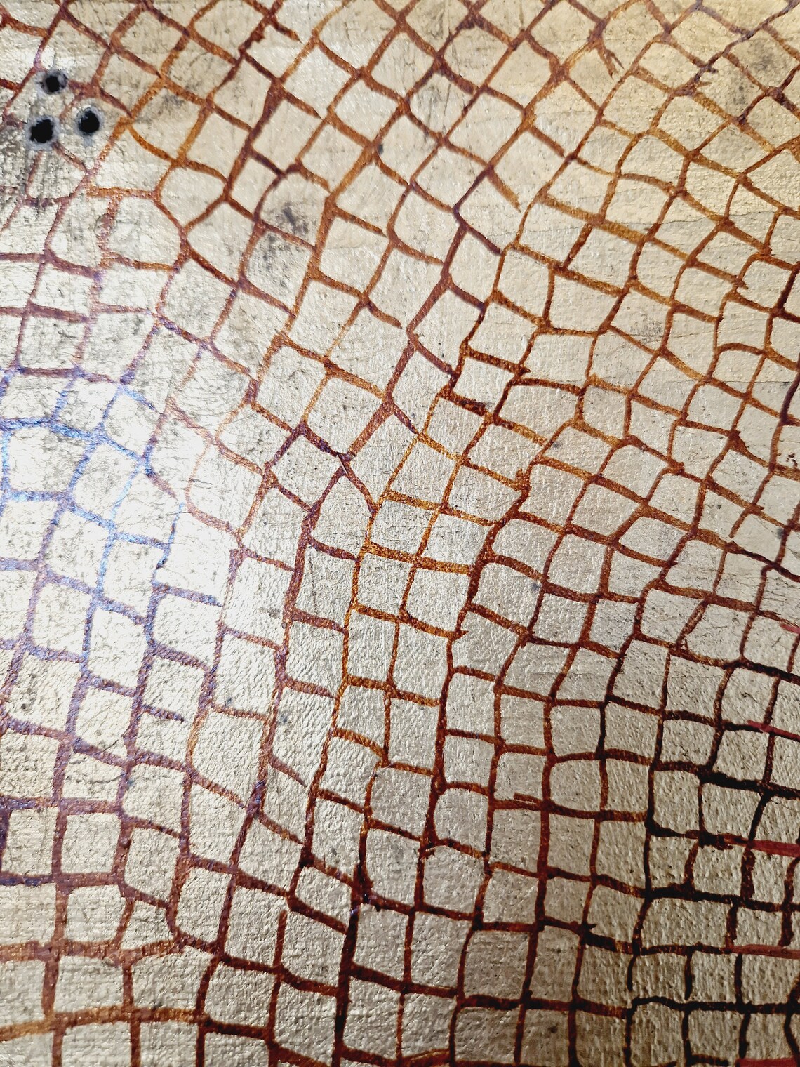 Triptych of Religious Oil Paintings With Gold Background - Etsy