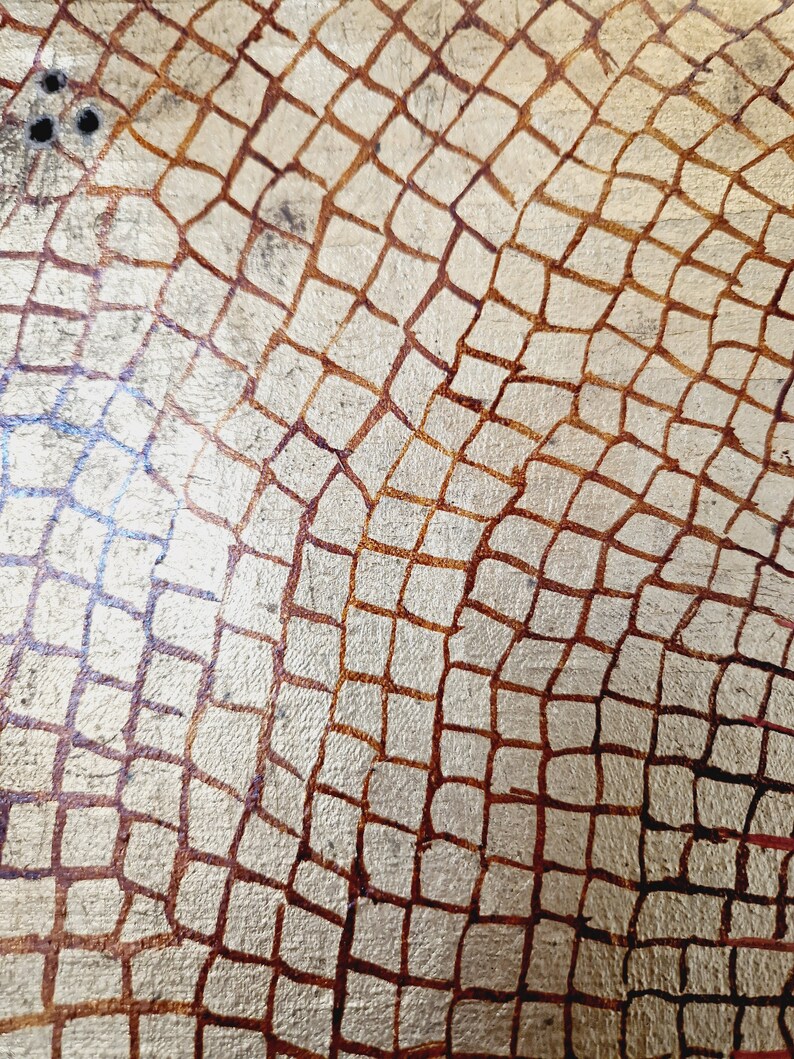 Triptych of Religious Oil Paintings With Gold Background - Etsy