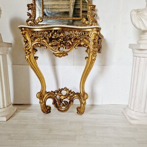 Antique French Console Table Louis XV Rococo - Etsy