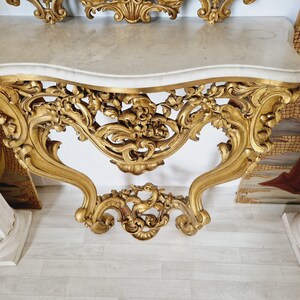 Antique French Console Table Louis XV Rococo - Etsy