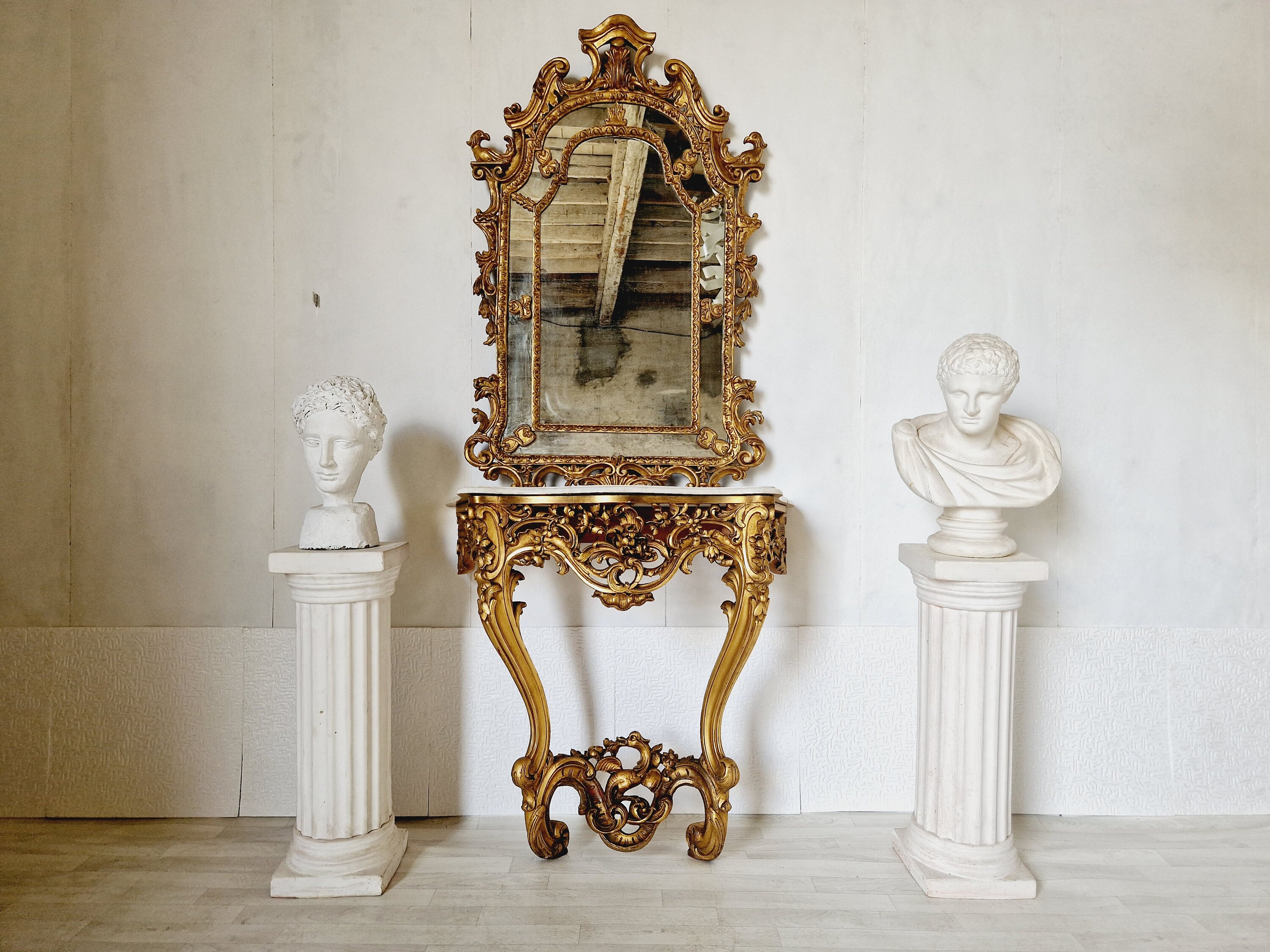 Antique French Console Table Louis XV Rococo - Etsy