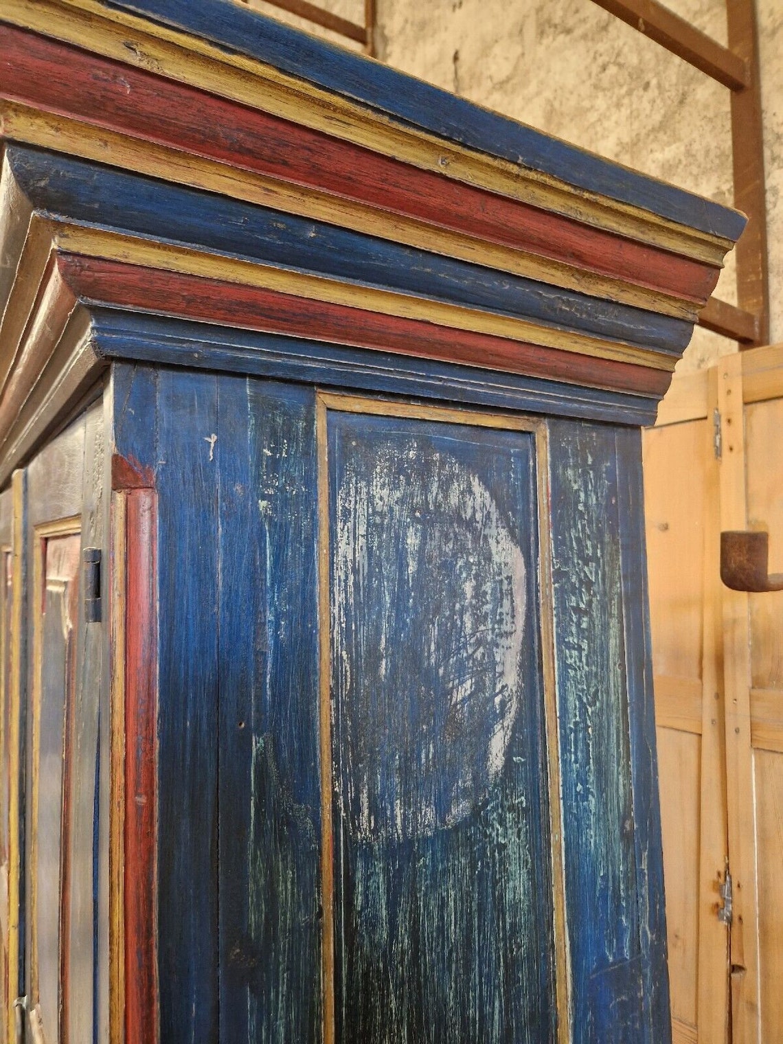 Antique Colonial Wardrobe German Schrank 19th Century - Etsy