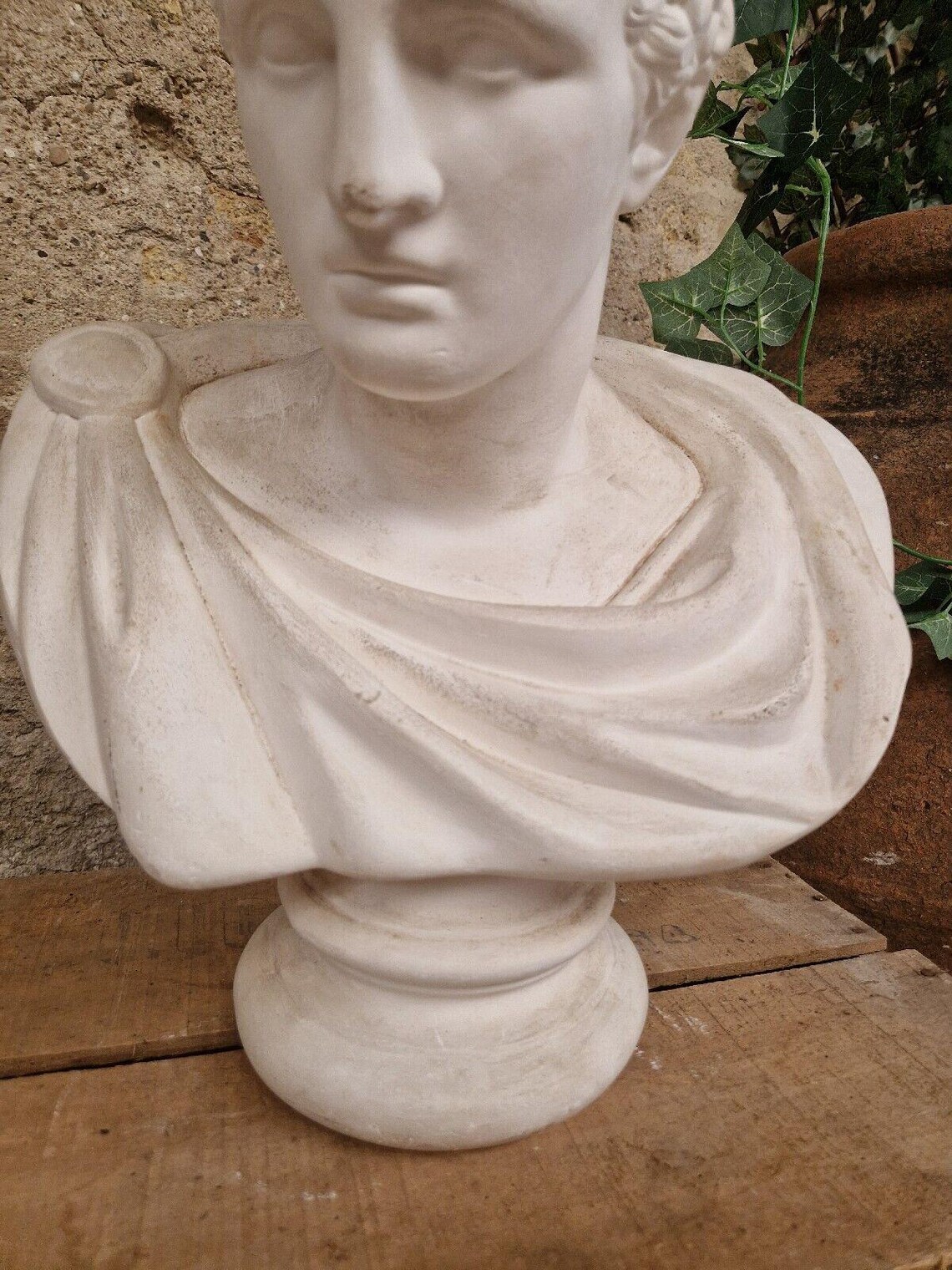 Antique Roman Emperor Bust Plaster Large Life Size - Etsy