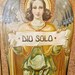 Triptych of Religious Oil Paintings With Gold Background - Etsy