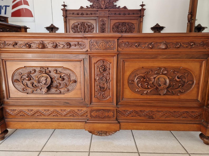 Antique Italian Renaissance Bedroom Set - Etsy