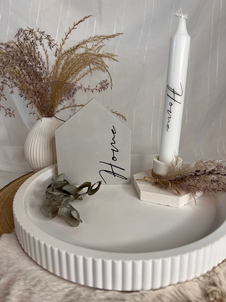 Raysin Deko Teller Raysin Dekoteller mit Lichthäuser - Etsy.de