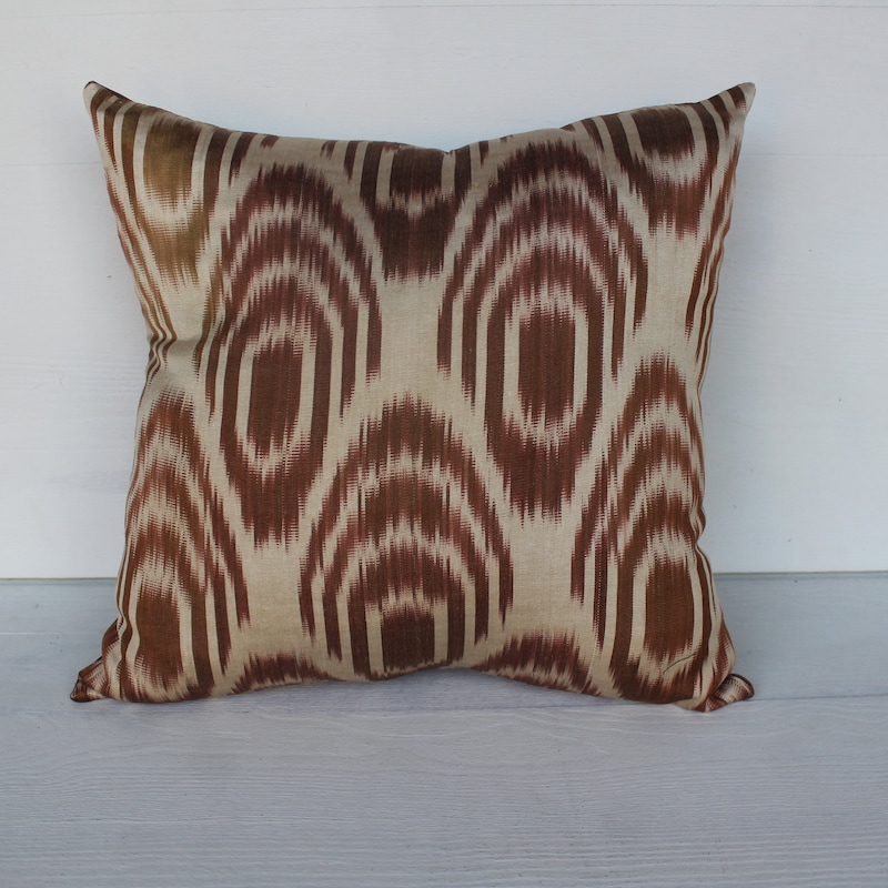 Silk Ikat Pillow - Etsy
