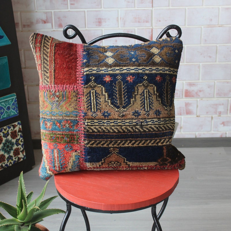 Patchwork Pillows - Etsy