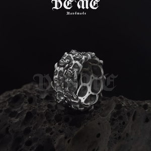 Demons Rings// Sterling Silver// Handmade Solid S925//unique Punk ...